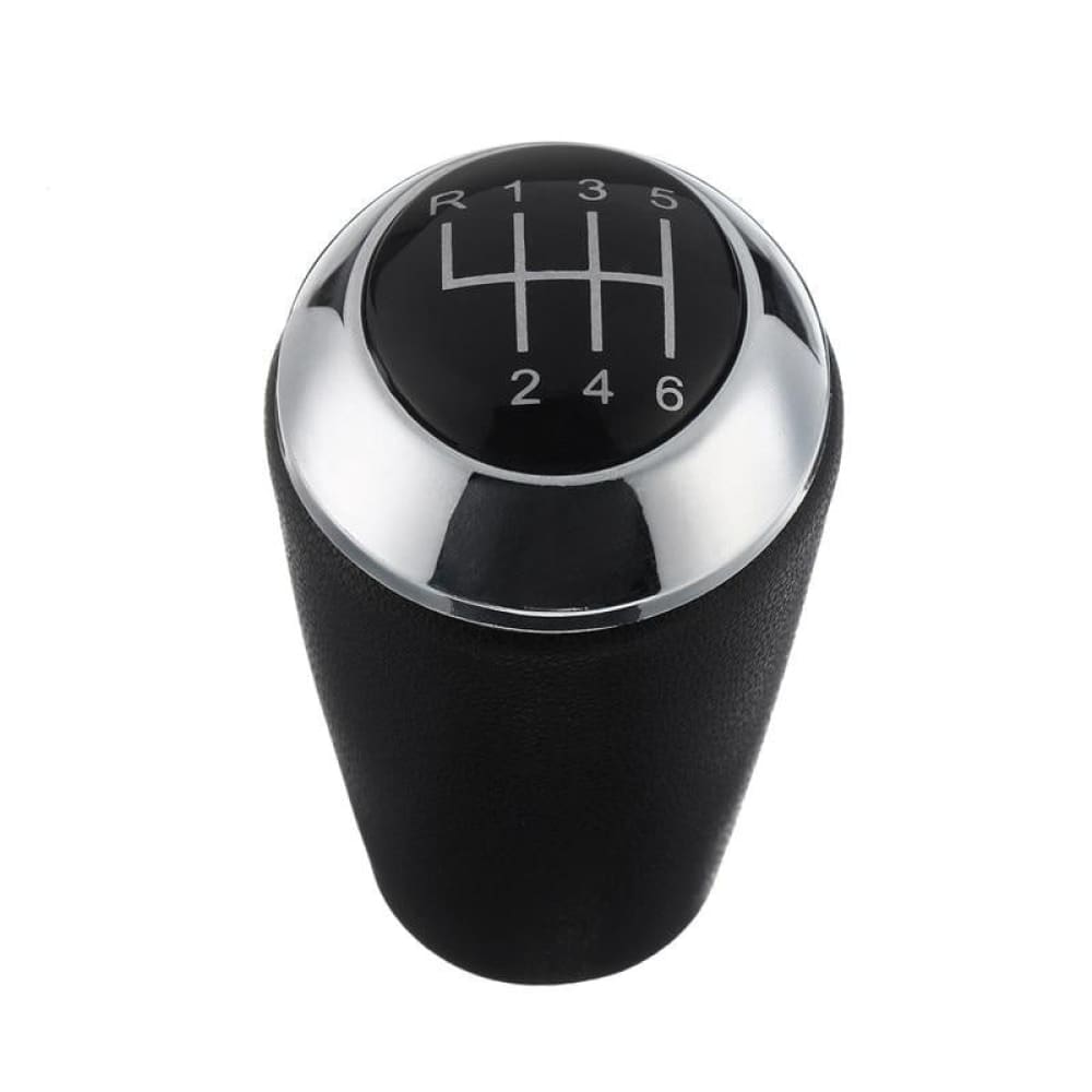 Chrome Black Leather 5/6 Speed MT Shift Knob Shifter for Chrome Black Leather 5/6 Speed MT Shift Knob Shifter for