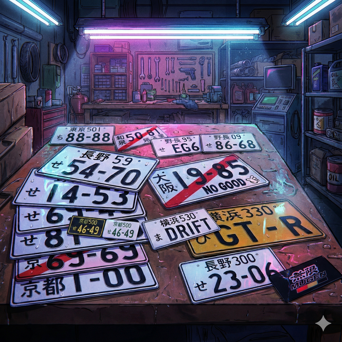 JDM Plates | Japanese License Plates & Vanity Tags for Car Enthusiasts ...