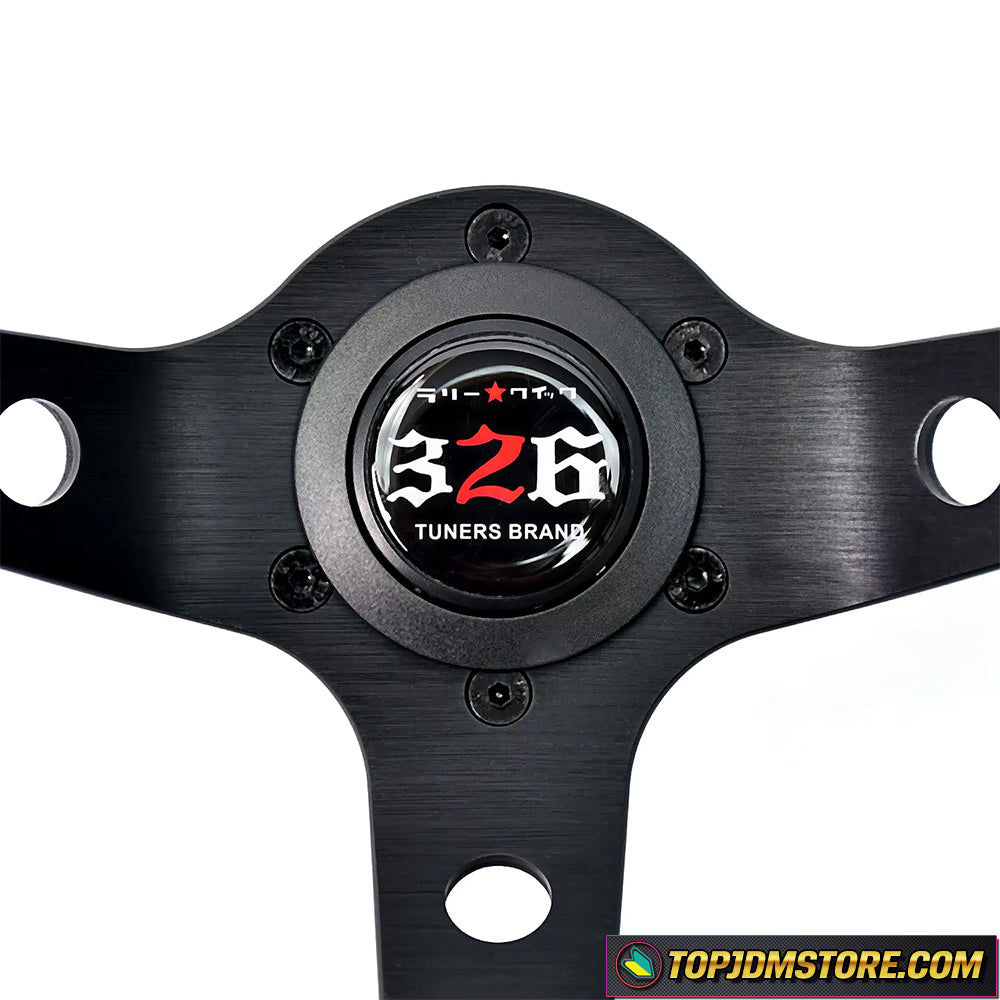 326 POWER JAPAN Deep Dish Steering Wheel 13" 330mm – Top JDM Store