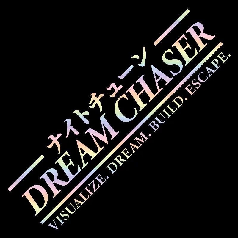 DREAM CHASER Kanji Windshield Sticker Banner – Top JDM Store
