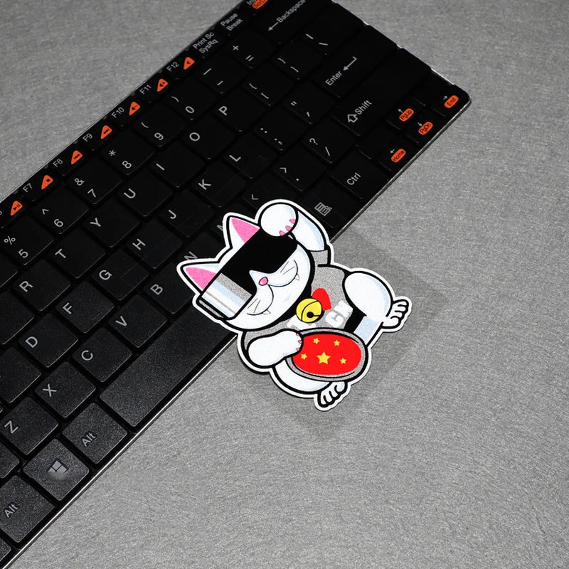 Cool Maneki Neko Cat Sticker Decal - Top JDM Store
