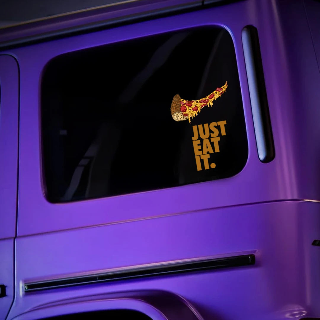 JUST EAT IT. Pizza Slice Sticker Decal – Top JDM Store