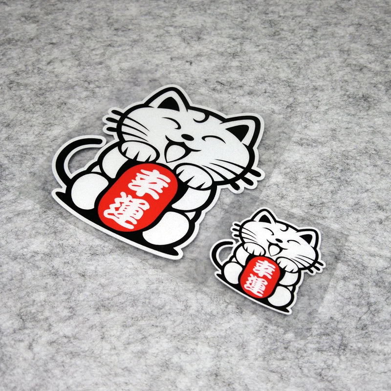 Japanese Lucky Cat Sticker Decal - Top JDM Store