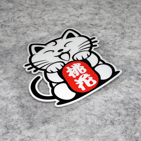 Japanese Lucky Cat Sticker Decal - Top JDM Store