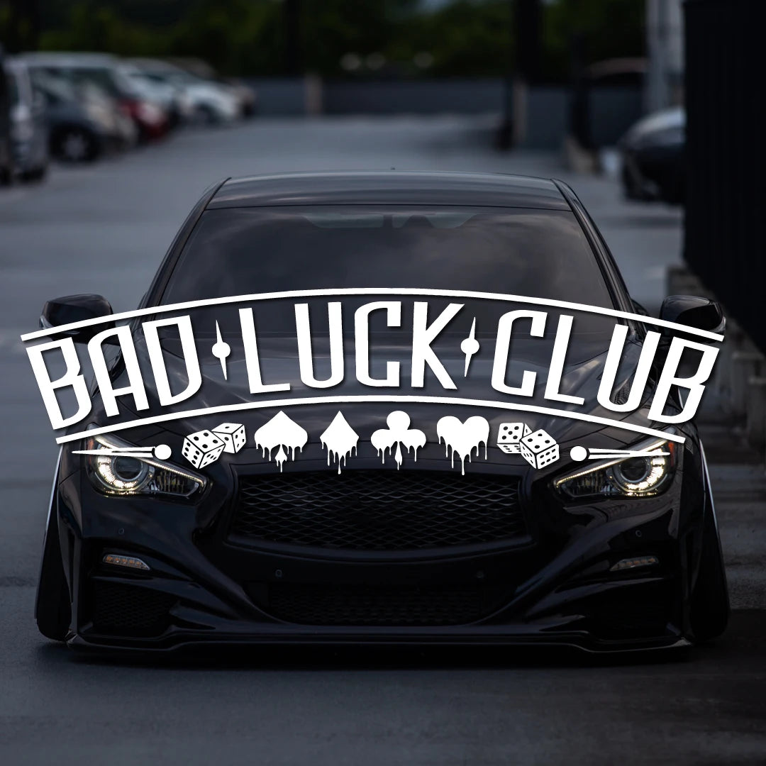 BAD LUCK CLUB Degen Car Sticker Decal – Top JDM Store
