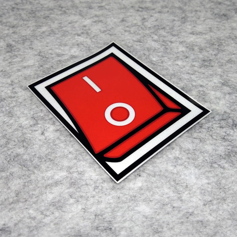 Power Switch Button Sticker Decal - Top JDM Store