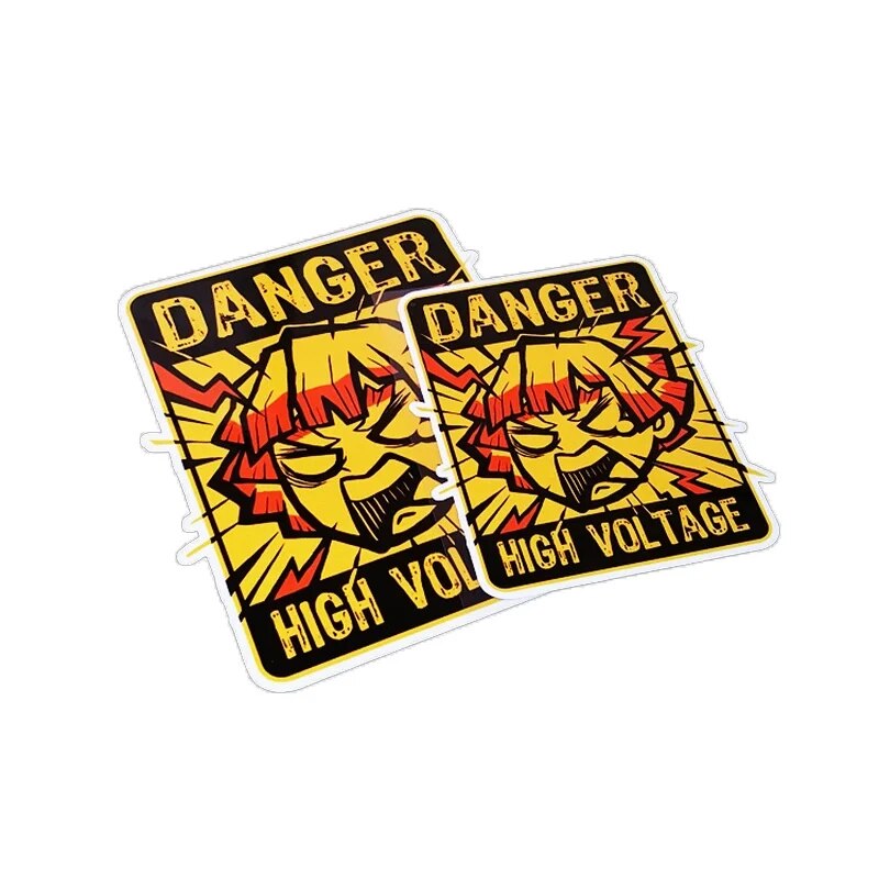 DANGER HIGH VOLTAGE Sticker Decal - Top JDM Store