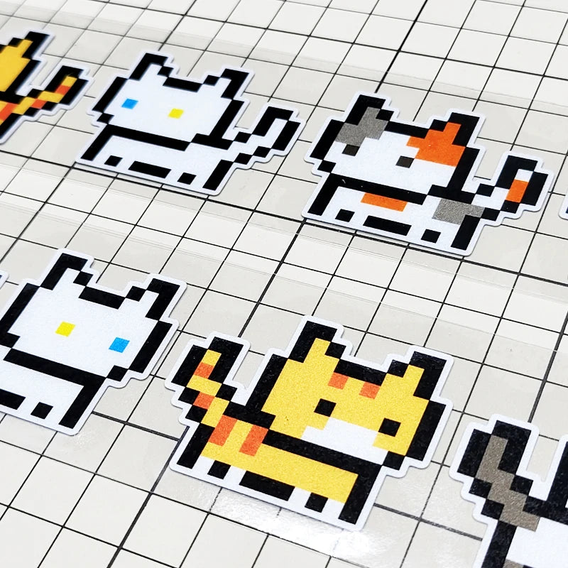 Pixel Cats Sticker Decal - Top JDM Store