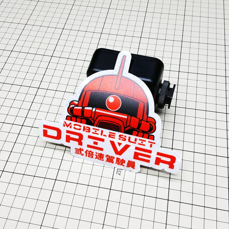 Mobile Suit Driver Decal Sticker - Top JDM Store