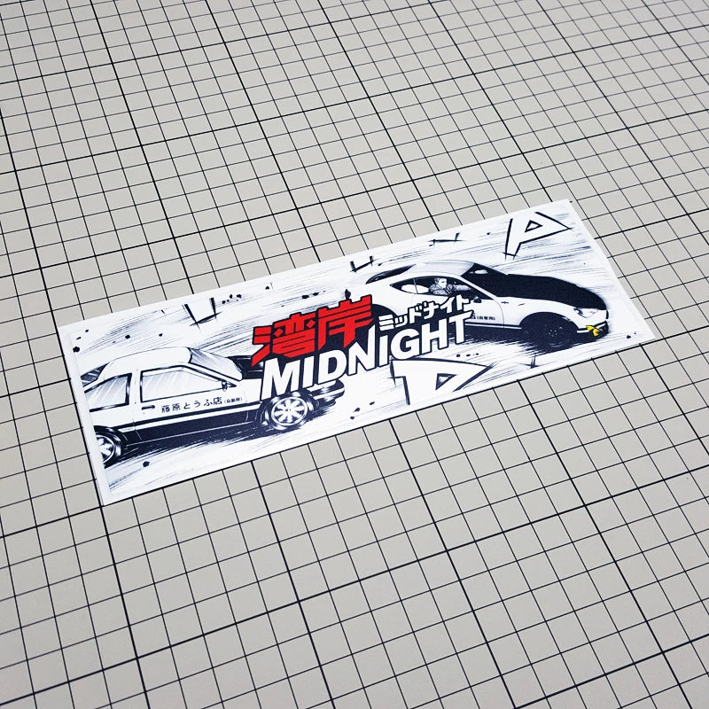Midnight Touge Drift Sticker Decal E - Top JDM Store