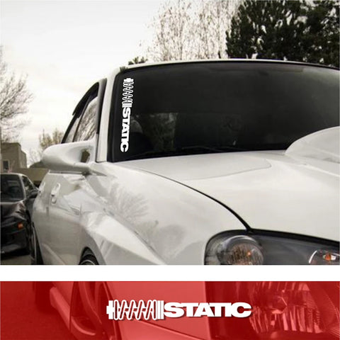 STATIC Car Windshield Decal Sticker - Top JDM Store