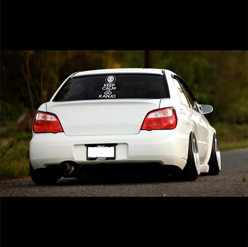 KEEP CALM AND GO KANJO Sticker Decal - Top JDM Store