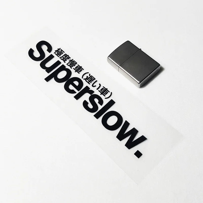 Superslow Decal Sticker - Top JDM Store