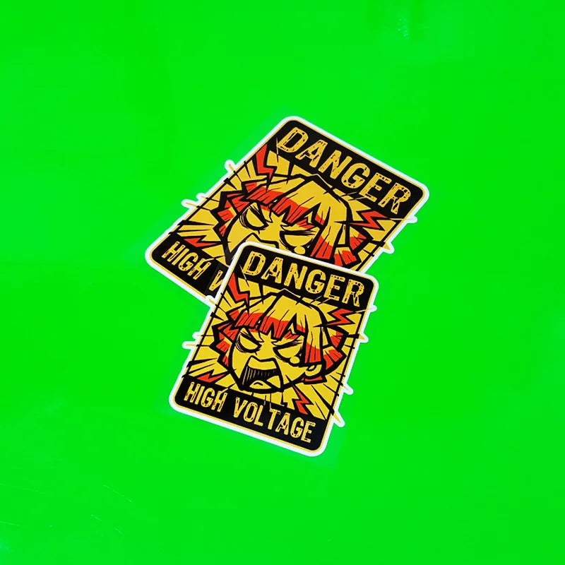 DANGER HIGH VOLTAGE Sticker Decal - Top JDM Store