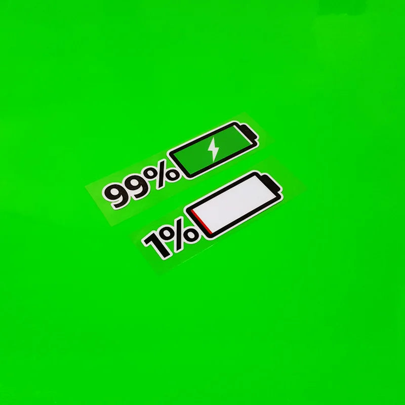 Battery Charging Sticker Decal - Top JDM Store