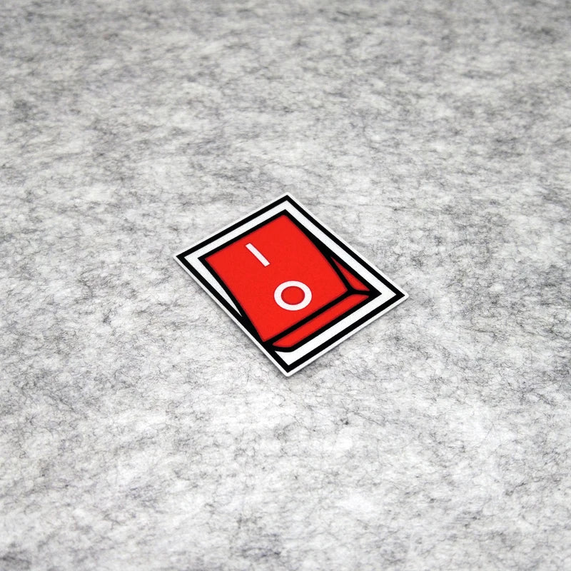 Power Switch Button Sticker Decal - Top JDM Store