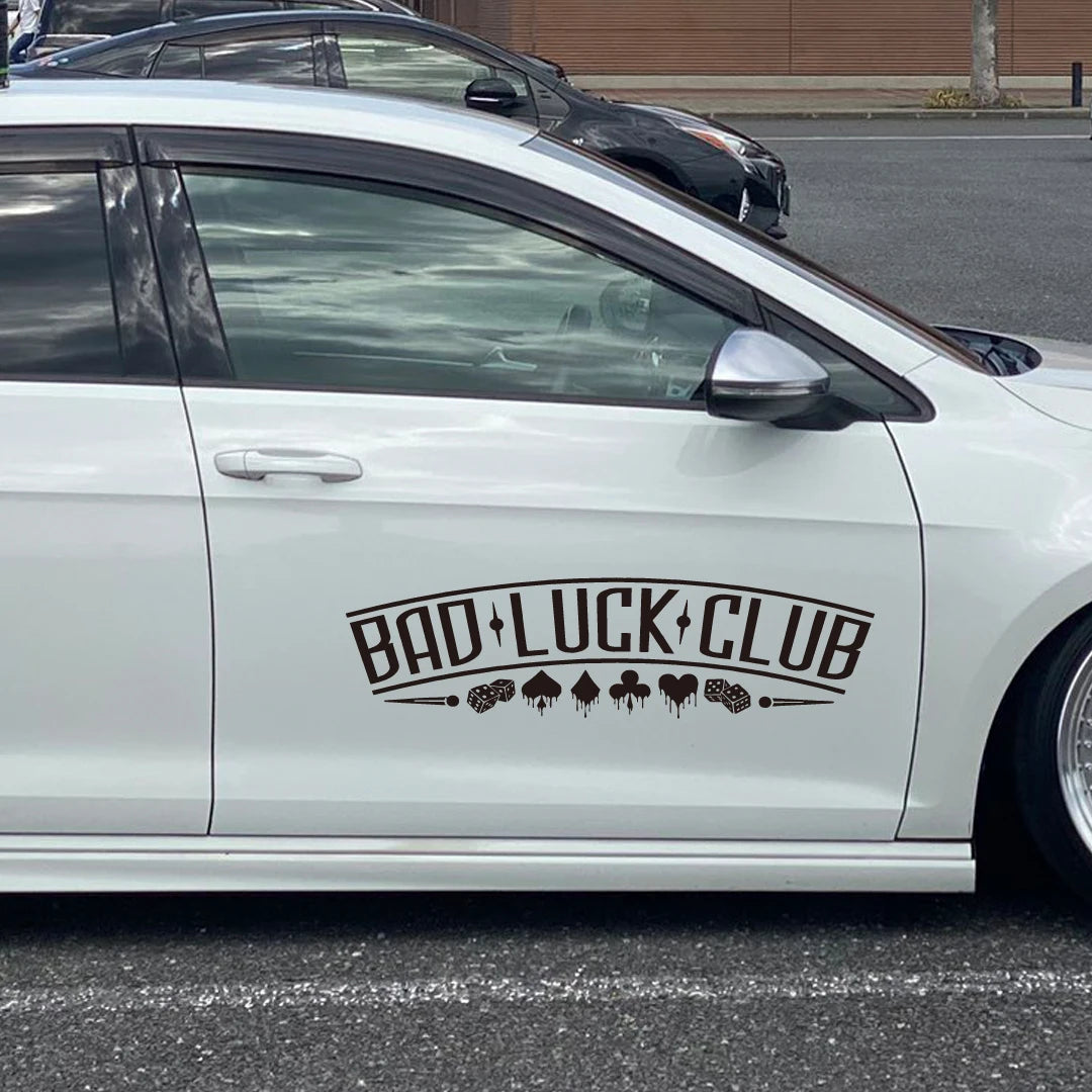 BAD LUCK CLUB Degen Car Sticker Decal – Top JDM Store