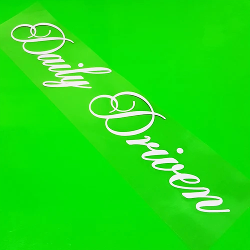 Daily Driven Car Windshield Sticker Decal 2 Sizes - Top JDM Store