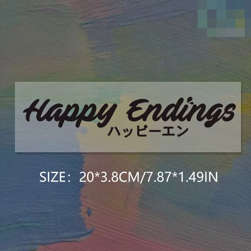 Happy Endings Sticker Decal – Top JDM Store