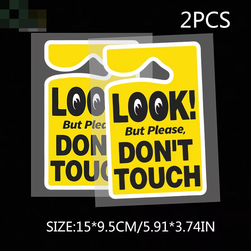 Look! Don't Touch Decal Sticker – Top JDM Store