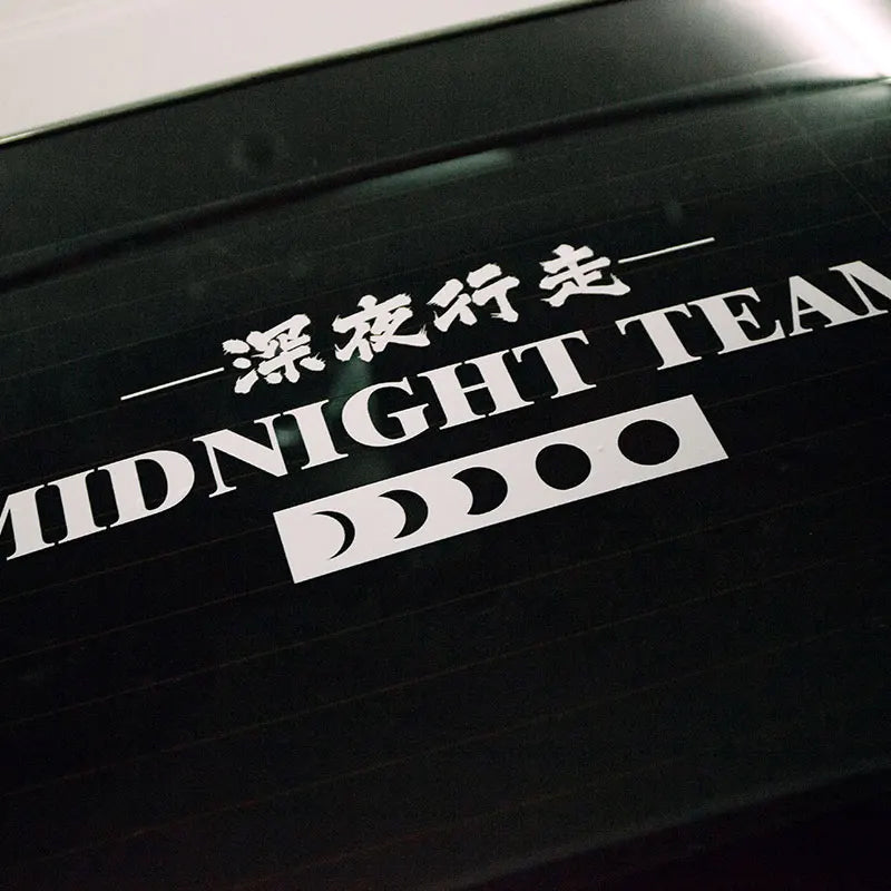 MIDNIGHT TEAM Car Sticker Decal - Top JDM Store