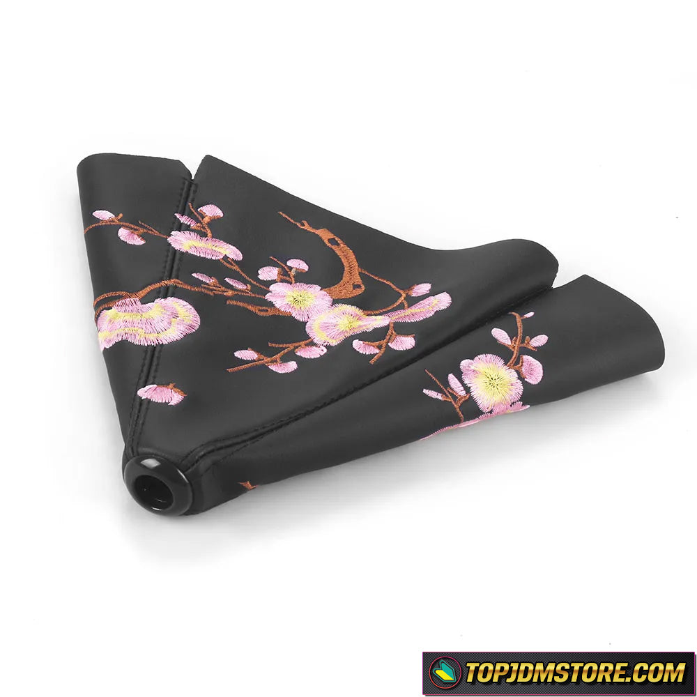 Peach Blossom JDM Leather Shift Boot | Sakura Drift Interior – Top JDM ...
