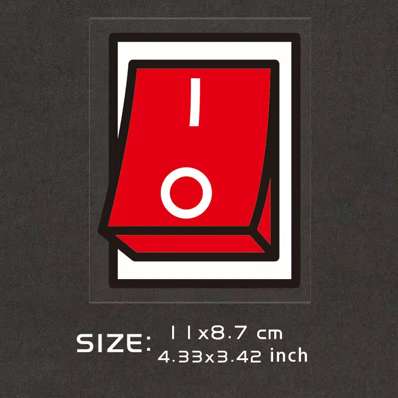 Power Switch Button Sticker Decal - Top JDM Store