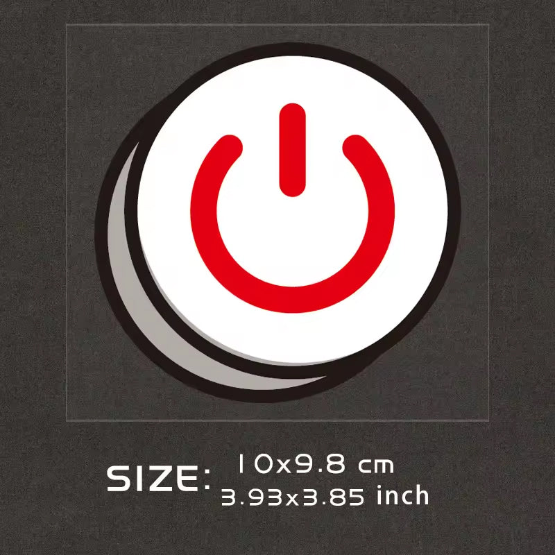 Power Switch Button Sticker Decal - Top JDM Store