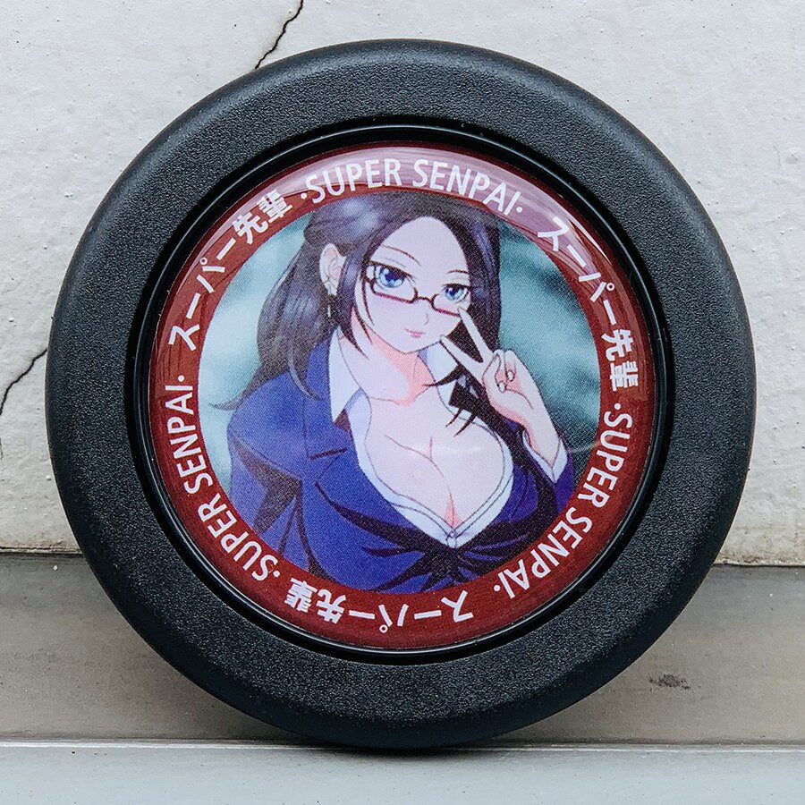 Super Senpai JDM Horn Button | Anime Steering Wheel Accessory – Top JDM ...