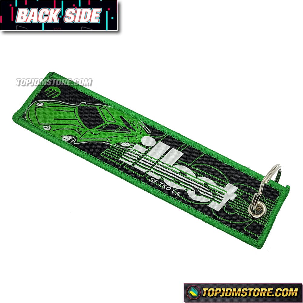 JDM Bride illest Racing Key Ring Embroidery Keychain Green – Top JDM Store