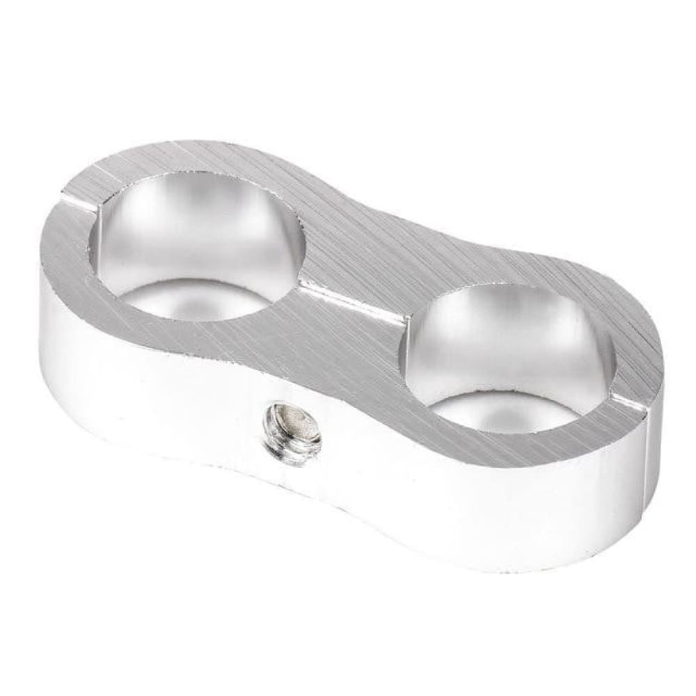Dual Stepped Billet Braided Hose Separator Clamp Cable Fastener AN4 11 ...