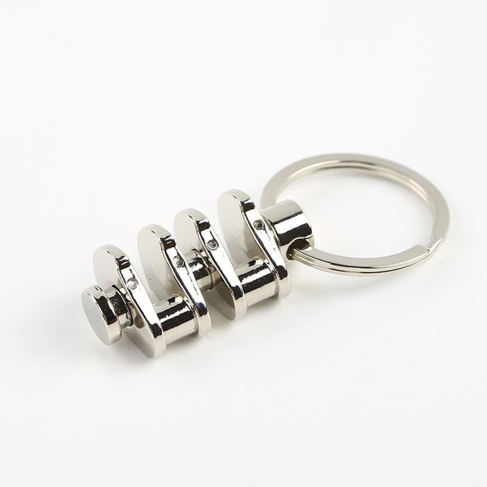 Engine Crankshaft Keychain Ring | Cool Car Key Chain - Top JDM Store