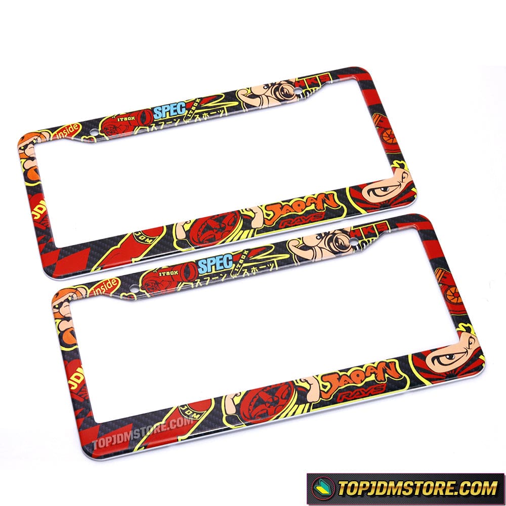 JDM Graffiti Bomb License Plate Frame – Top JDM Store