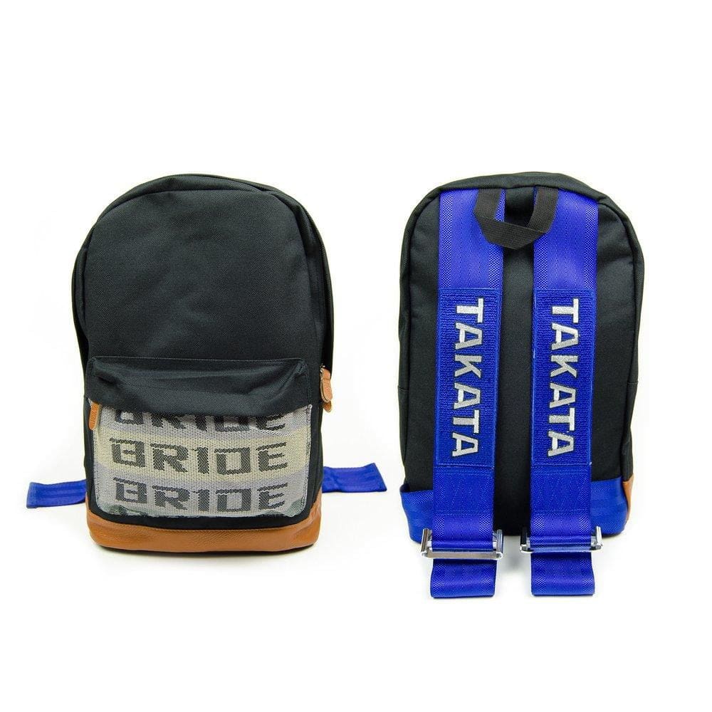 Blue Takata Bride Backpack | Racing Harness Back Pack - Top JDM Store