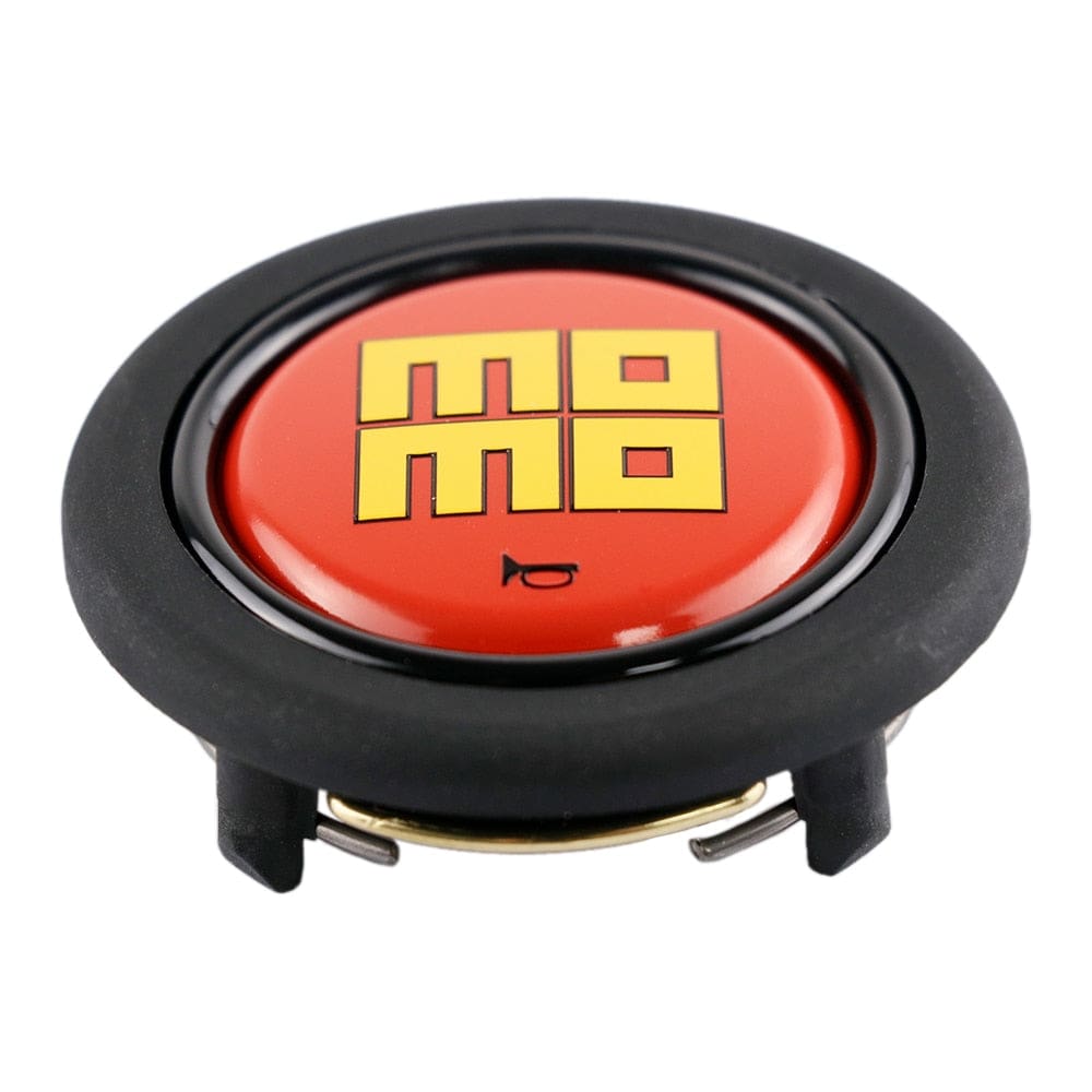 MOMO Vintage Red Horn Button | Classic Racing Steering Wheel Style ...