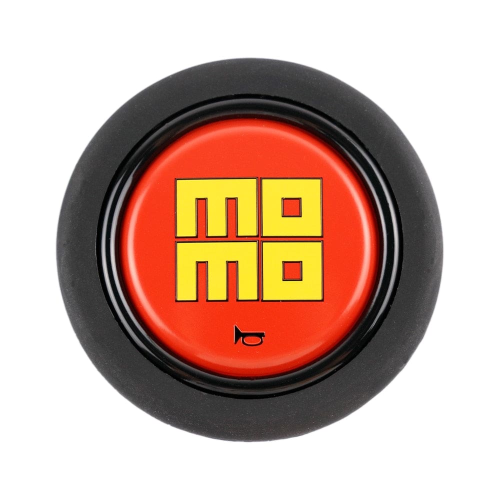 MOMO Vintage Red Horn Button | Classic Racing Steering Wheel Style ...