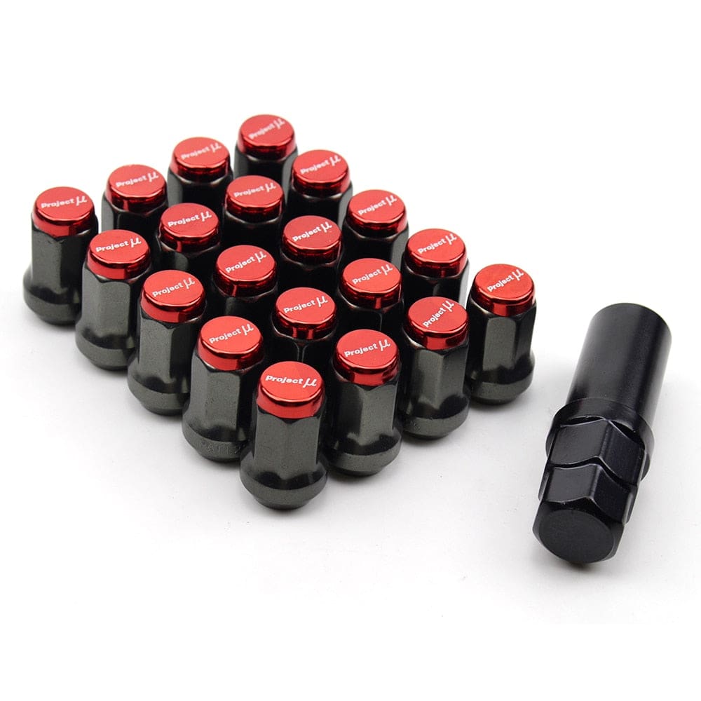 Project Mu Lug Nuts | 33mm Racing Composite Wheel Nuts Lightweight ...