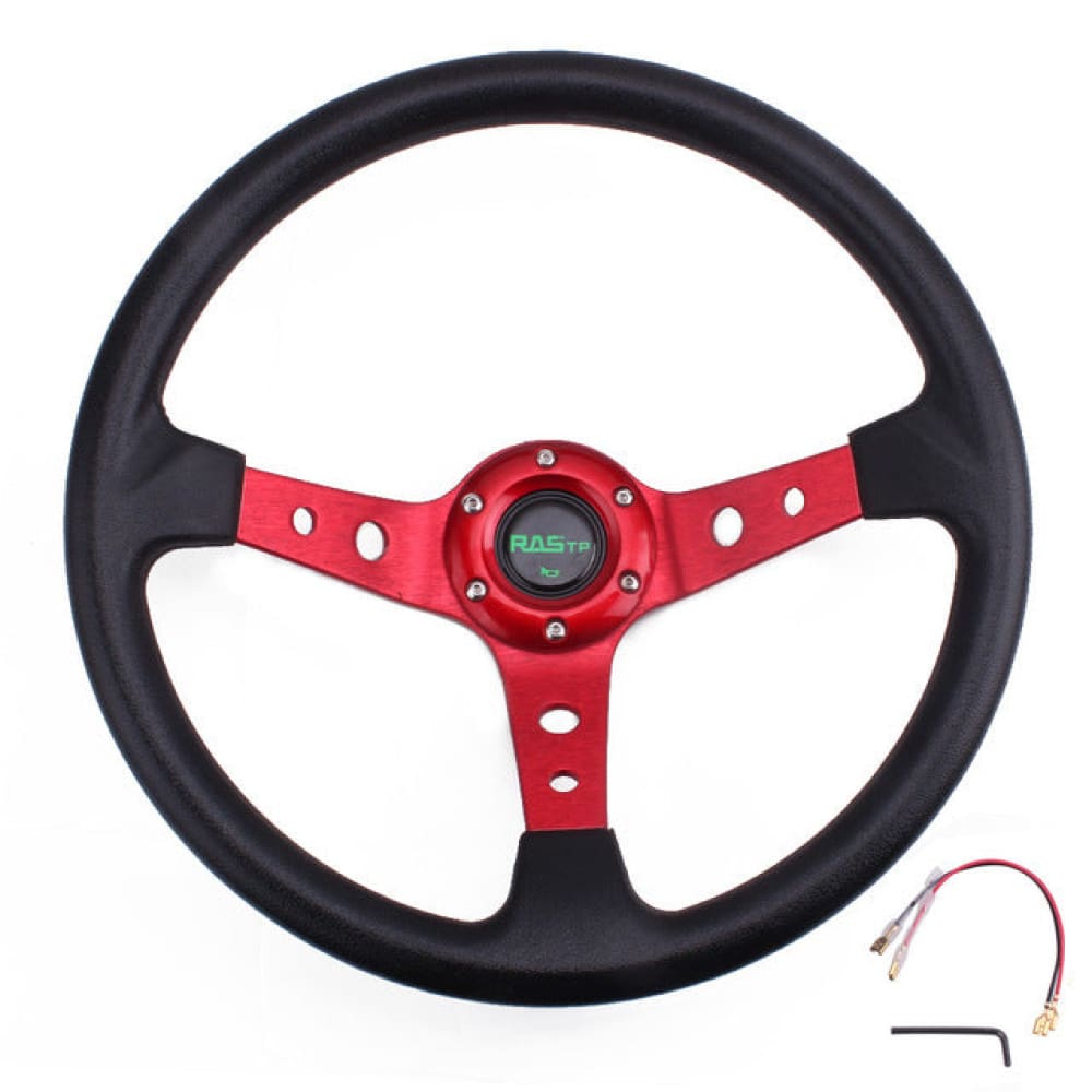 Racing Deep Dish Steering Wheel Universal - Top JDM Store