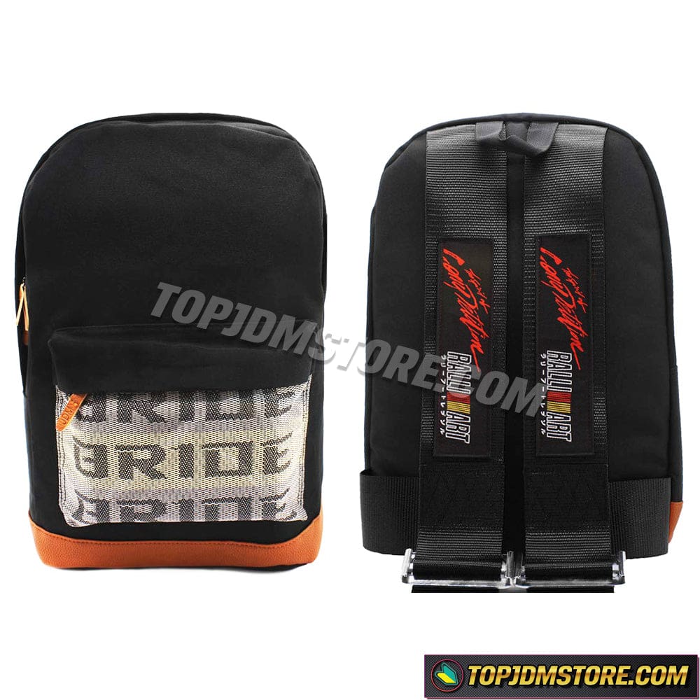Ralliart Racing Bride JDM Backpack Black Straps - Top JDM store – Top ...
