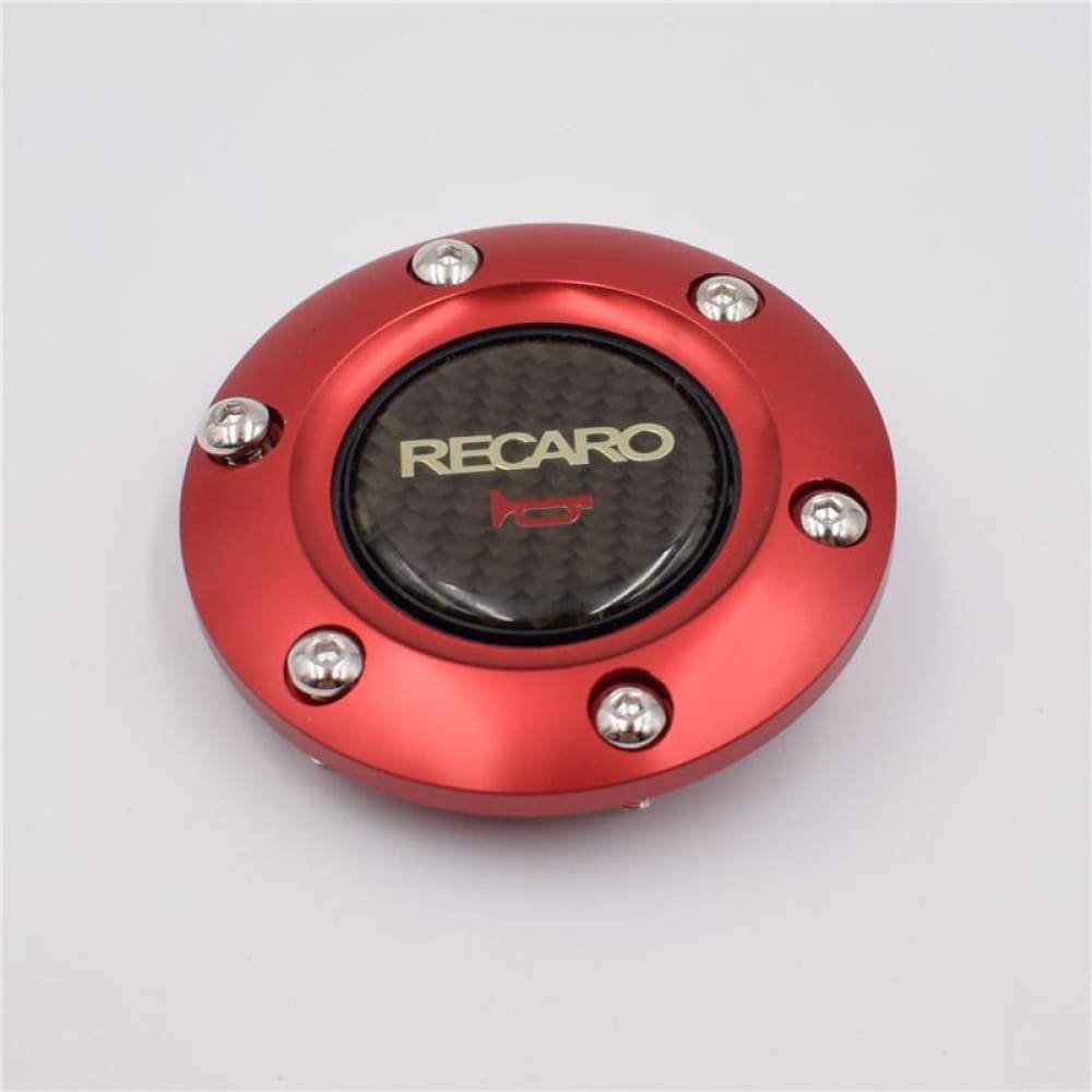 RECARO Horn Button | Carbon Fiber Aluminum Edge - Top JDM Store