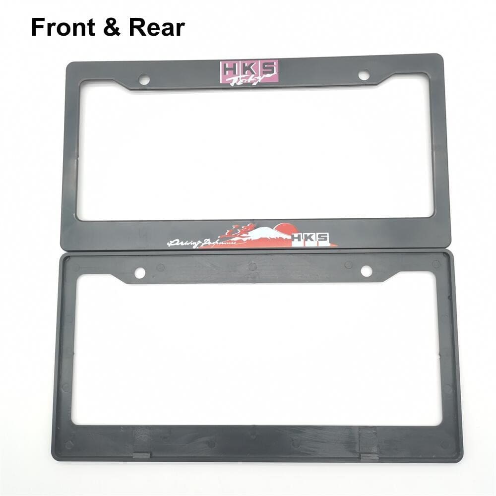 HKS Tokyo License Plate Frame | JDM Driving Performance Style – Top JDM ...