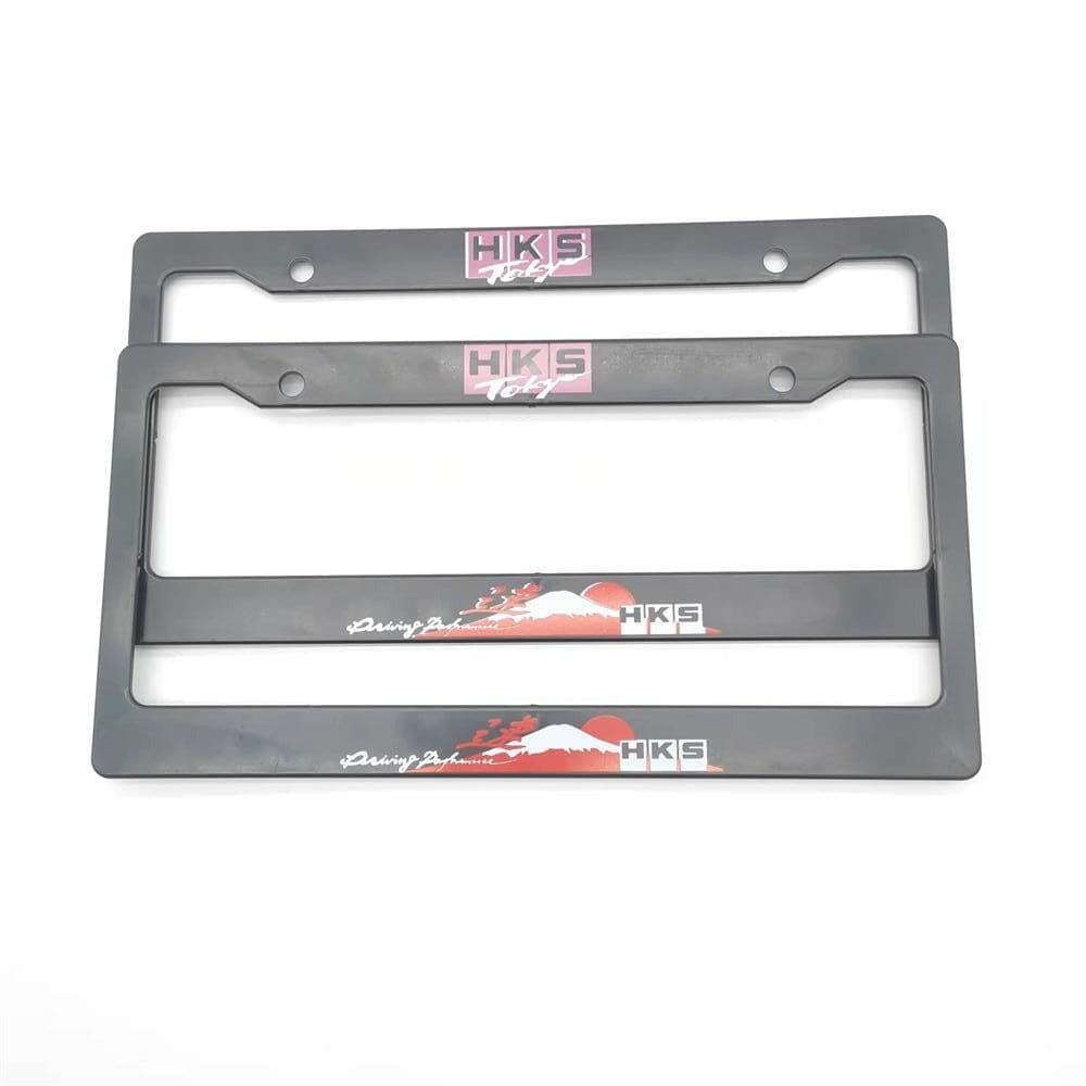 HKS Tokyo License Plate Frame | JDM Driving Performance Style – Top JDM ...
